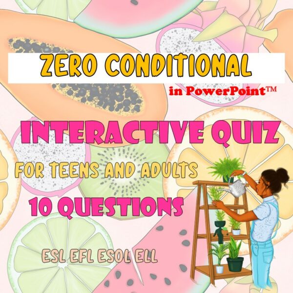 ESL ZERO CONDITIONAL if clause 0 interactive game quiz test grammar ...