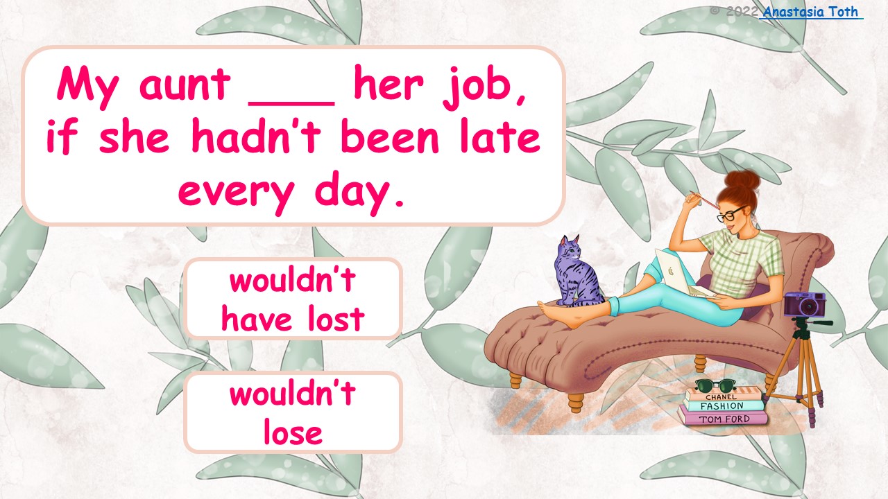 THIRD CONDITIONAL interactive grammar game quiz test ESL EFL teen adult ...