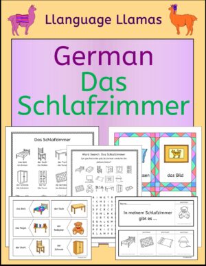 German Bedroom - Das Schlafzimmer - Vocabulary activities, puzzles and ...