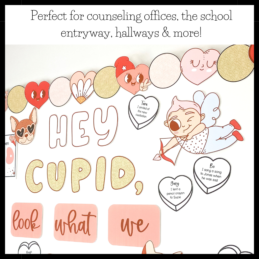 Valentine's Day Bulletin Board for Random Acts of Kindness Day | Made ...