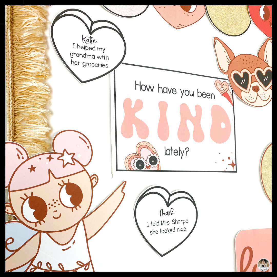 Valentine's Day Bulletin Board for Random Acts of Kindness Day | Made ...