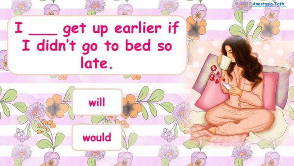 FIRST OR SECOND CONDITIONAL interactive game quiz test ESL grammar ...