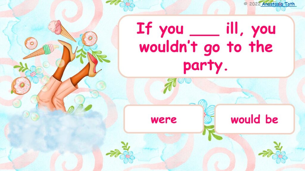 SECOND CONDITIONAL interactive game quiz test ESL grammar activity | If ...