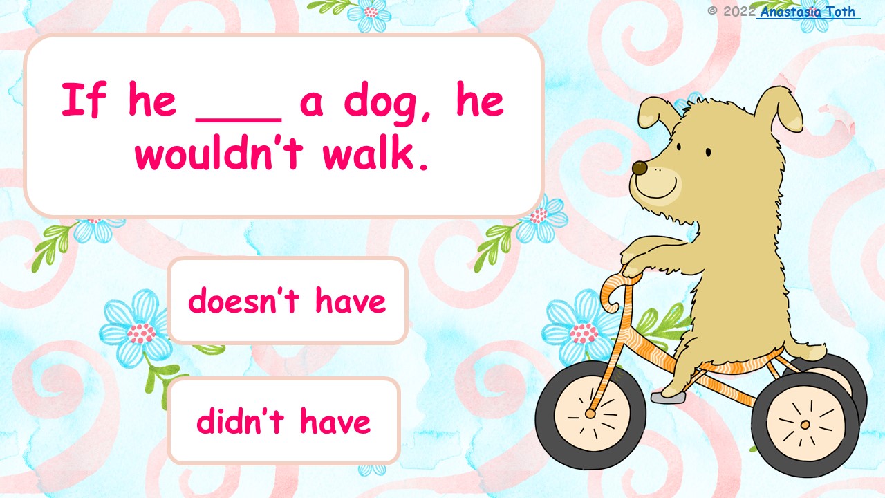 SECOND CONDITIONAL interactive game quiz test ESL grammar activity | If ...