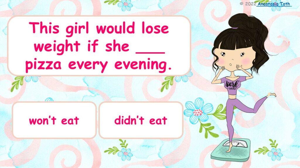 SECOND CONDITIONAL interactive game quiz test ESL grammar activity | If ...