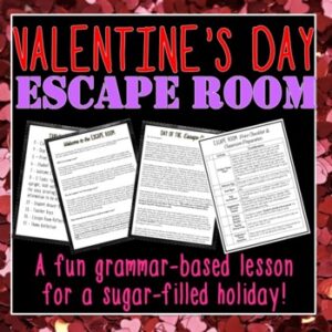 Valentine's Day Grammar Escape Room | Made By Teachers