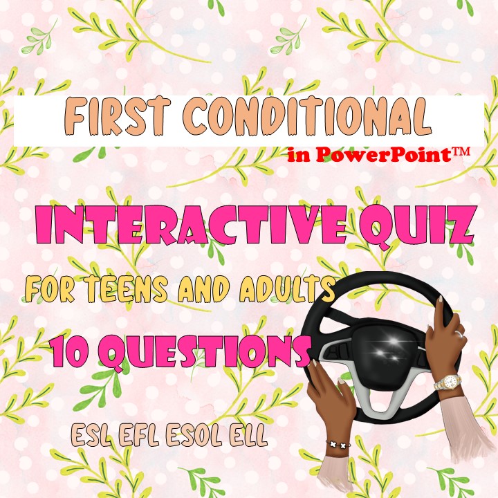 First Conditional Interactive Game Quiz Test Esl Grammar Activity If
