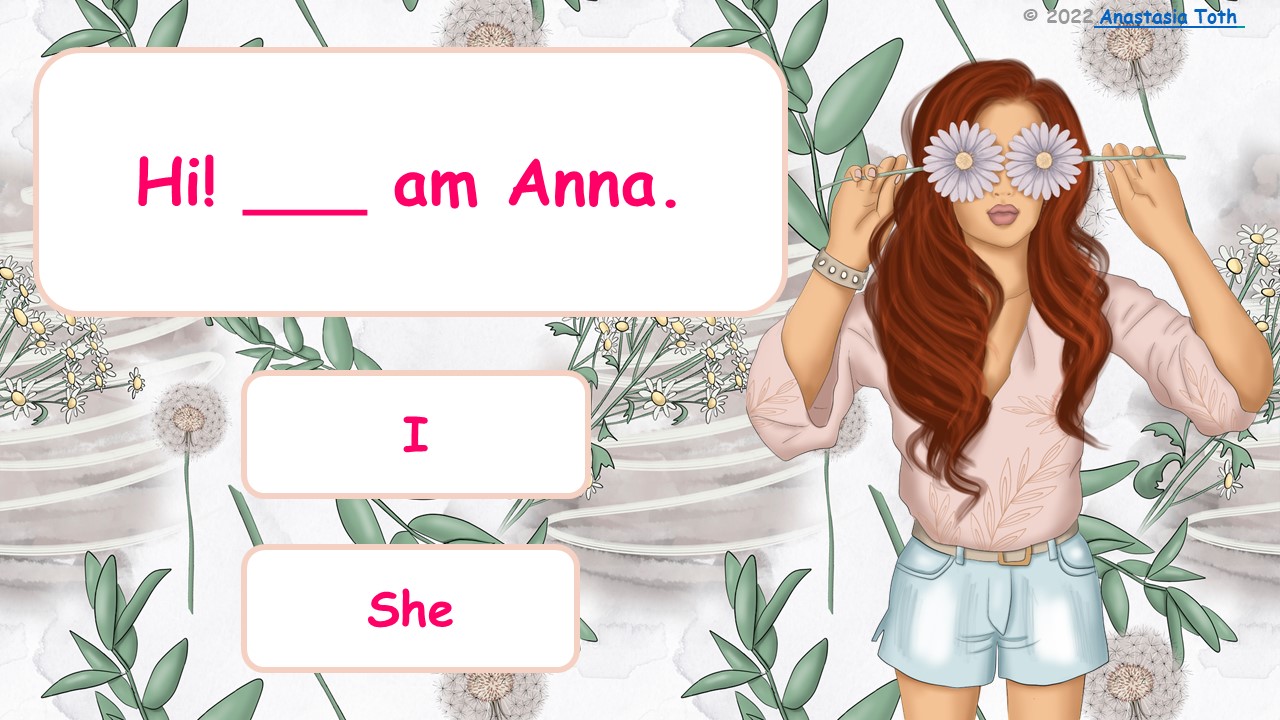 ESL ELL EFL English SUBJECT PERSONAL PRONOUNS interactive game quiz ...