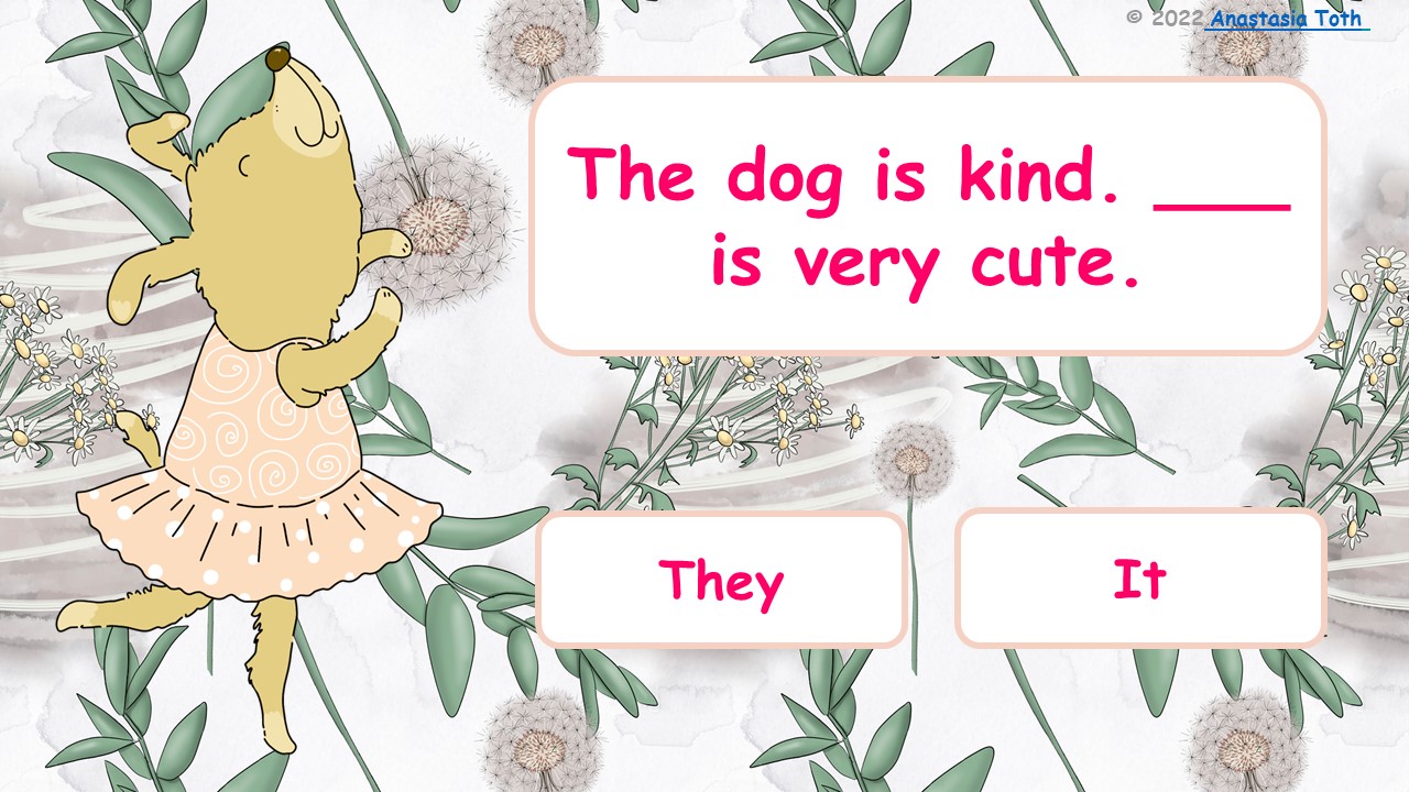 ESL ELL EFL English SUBJECT PERSONAL PRONOUNS interactive game quiz ...