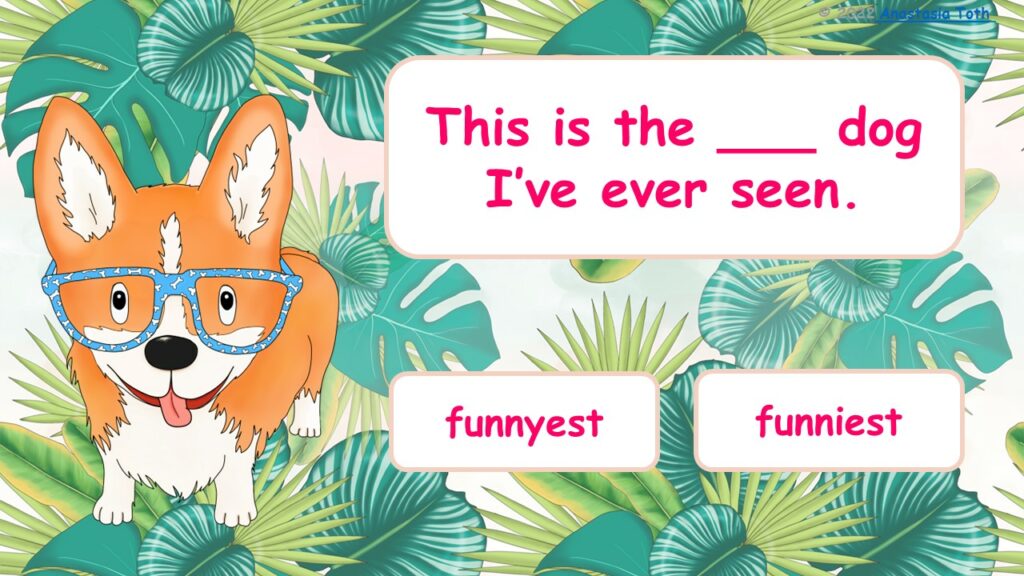 SUPERLATIVE ADJECTIVES interactive game quiz test ESL activities ...