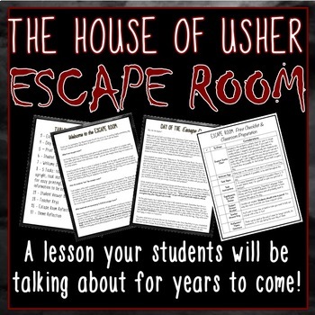 The Fall of the House of Usher Escape Room | Made By Teachers