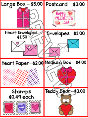Valentine's Day Post Office Dramatic Play Set | Made By Teachers