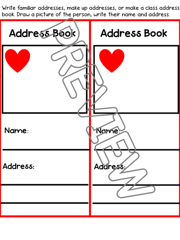 Valentine's Day Post Office Dramatic Play Set | Made By Teachers