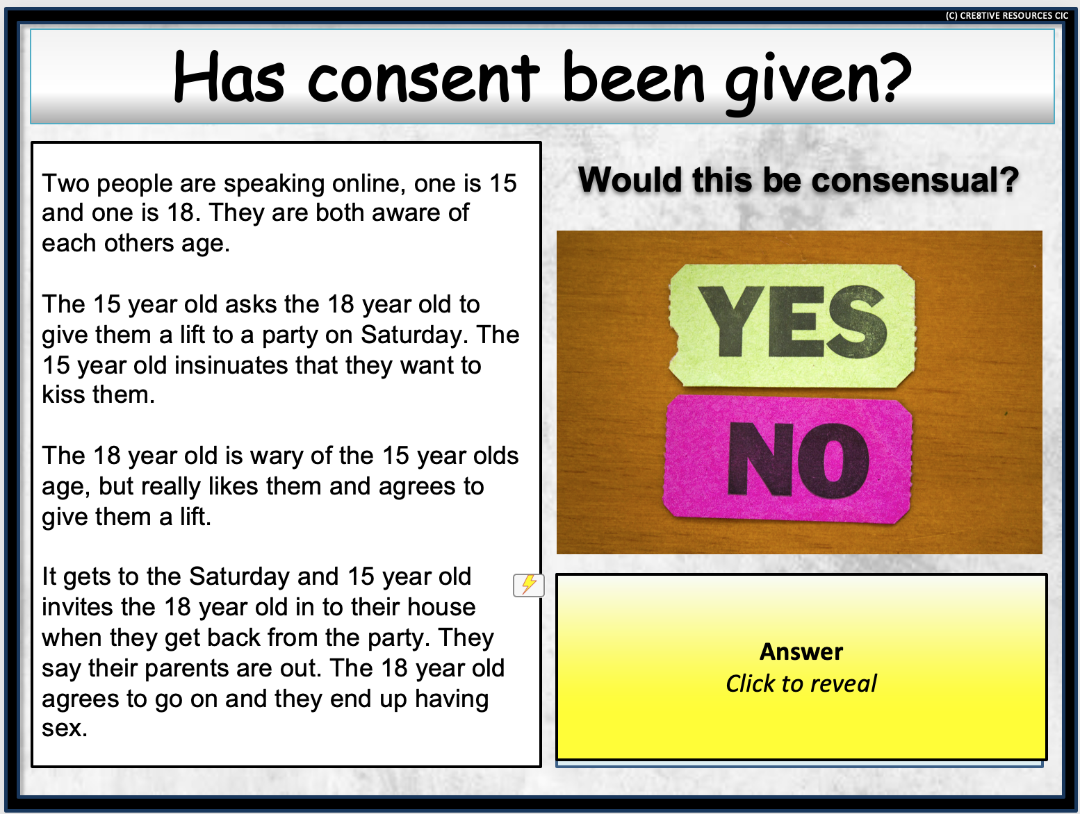 Consent + Sex and The laws | Made By Teachers