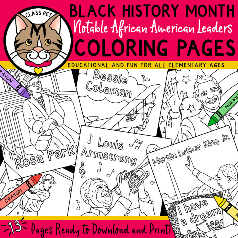 Black History Month Coloring Pages | Made By Teachers