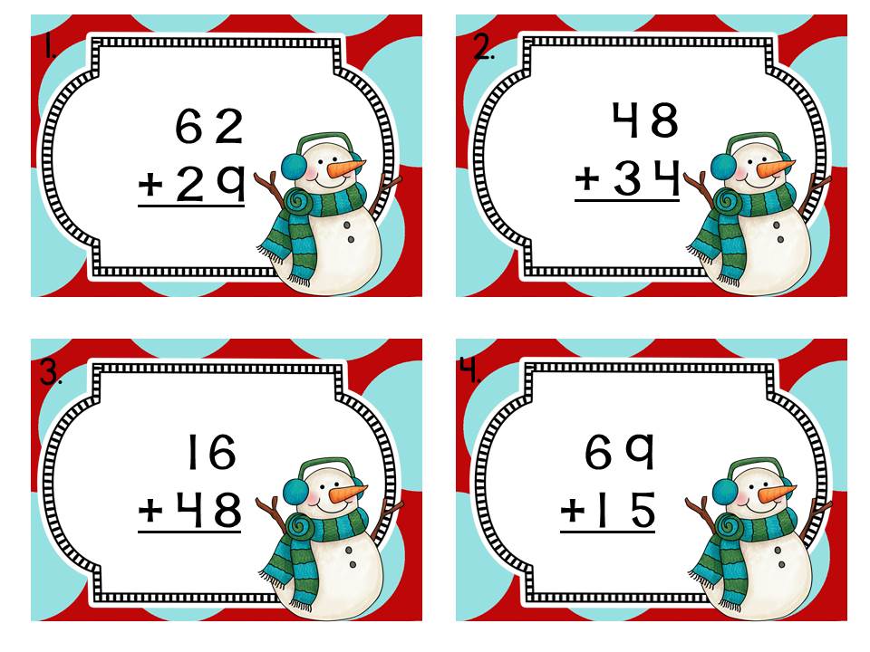 Two Digit Addition With Regrouping Task Cards | Made By Teachers