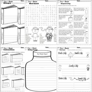 Ivy + Bean Novel Study Book Companion Reading Comprehension | Made By ...