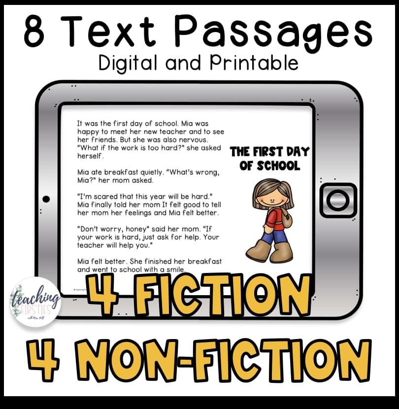 September Close Reading Passages | Made By Teachers