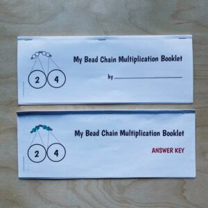 Montessori Bead Chain Multiplication Booklet | Made By Teachers