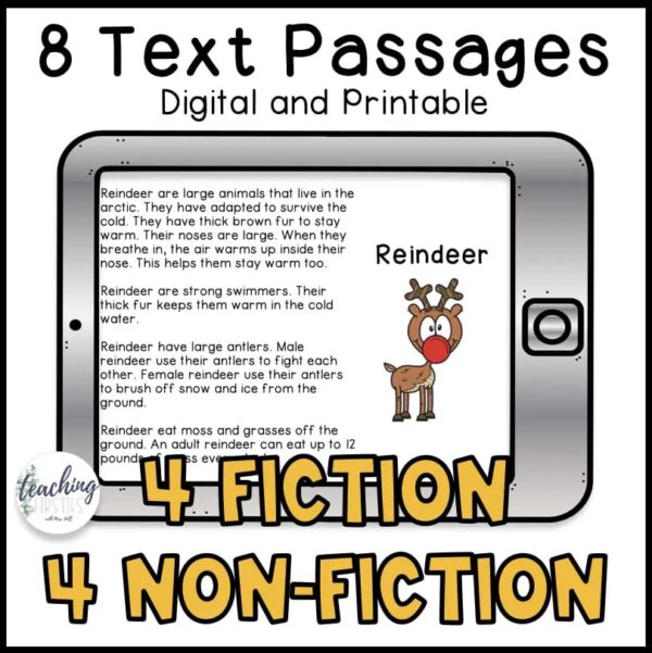 December Close Reading Passages | Made By Teachers