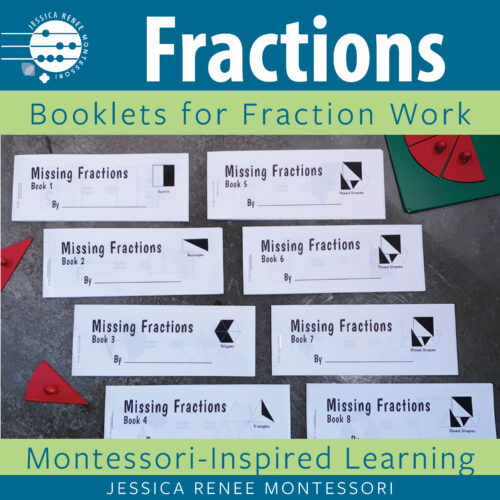 Complete the Missing Fractions with Montessori Booklets | Made By Teachers