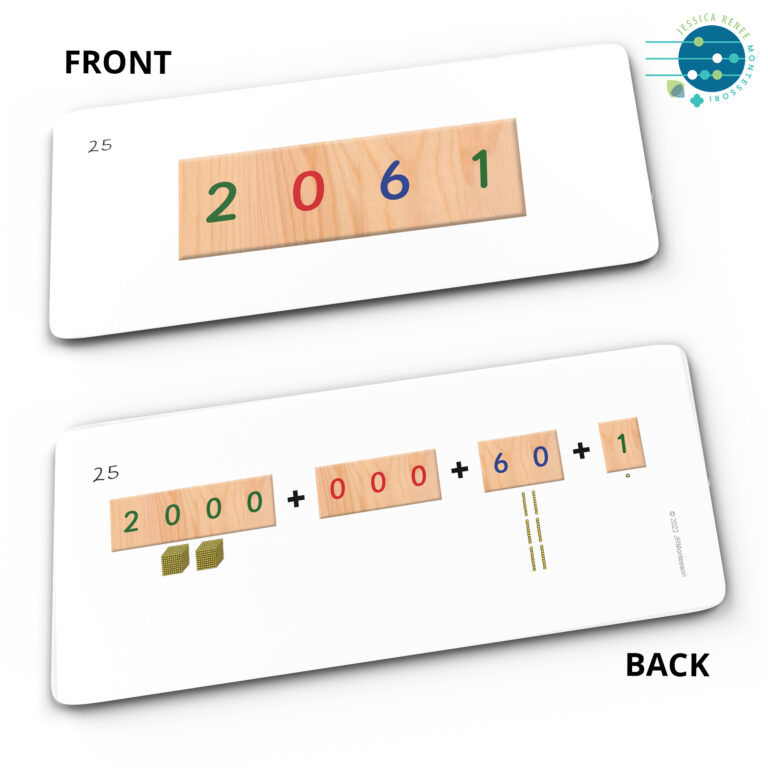 Montessori Math Place Value Bring Me Game with Golden Beads | Made By ...