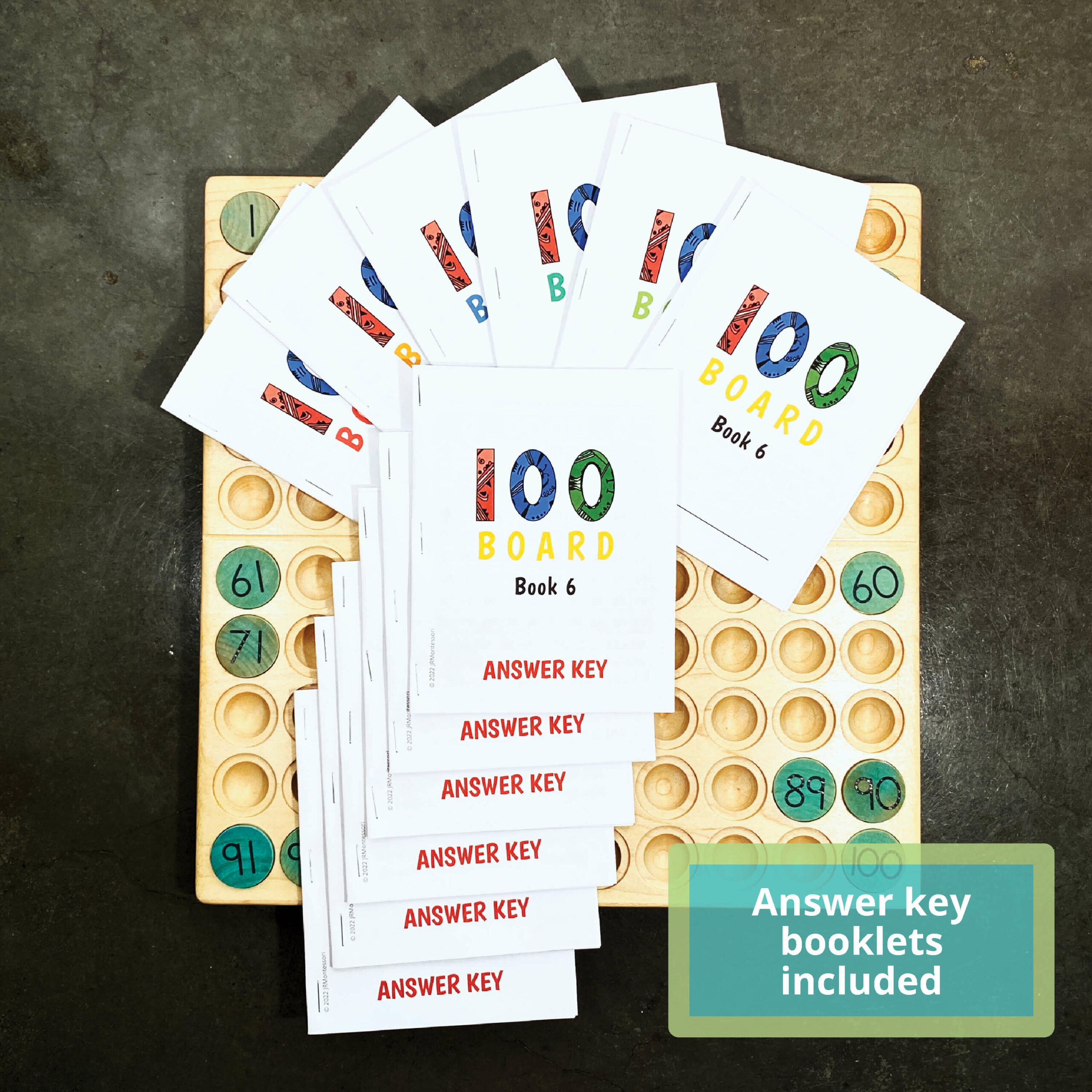 Complete the Missing Montessori Math Hundred Board Booklets with ...