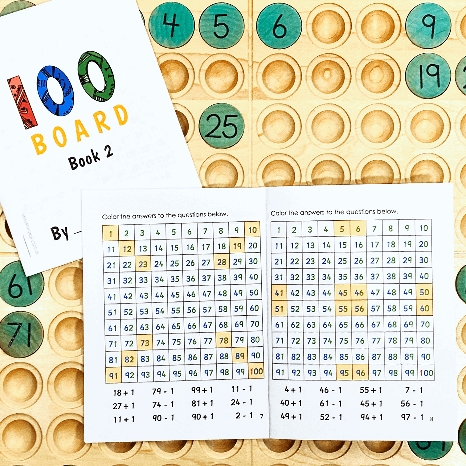 Montessori Math Hundred Board Booklets | Made By Teachers