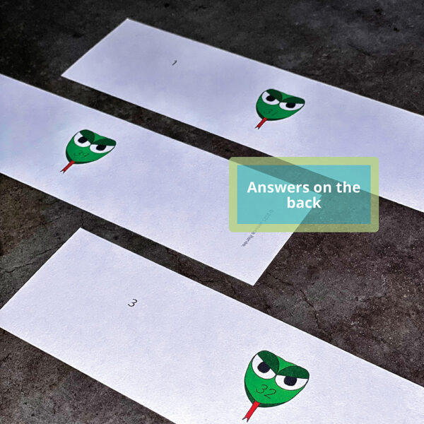 Montessori Math Addition Snake Game Cards (Bead Stair) for Facts ...
