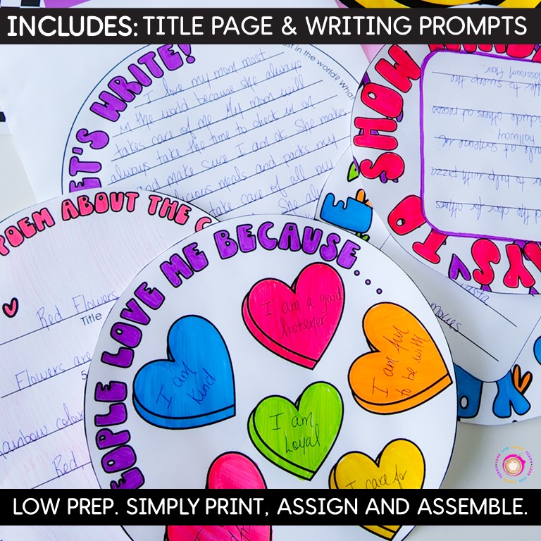 Valentine's Day Craft | Valentine's Day Writing | Printable Activity ...