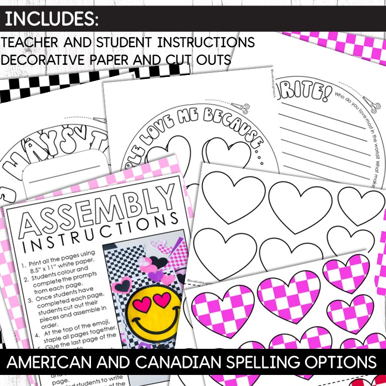 Valentine's Day Craft | Valentine's Day Writing | Printable Activity ...