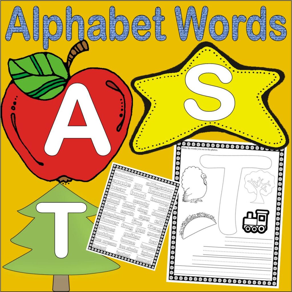 Alphabet Words Visual Phonics Primary Handwriting Lines | Made By Teachers