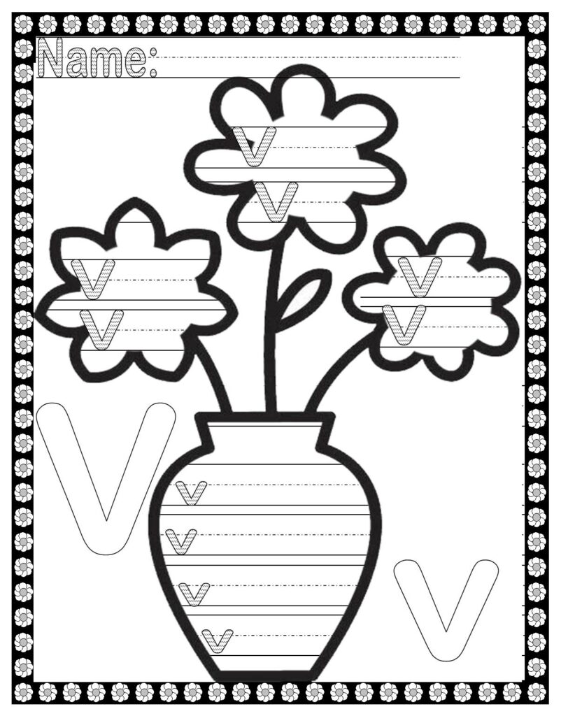 Alphabet Words Visual Phonics Primary Handwriting Lines | Made By Teachers