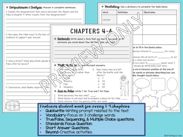 Island of the Blue Dolphins Novel Study | Comprehension and Vocabulary ...