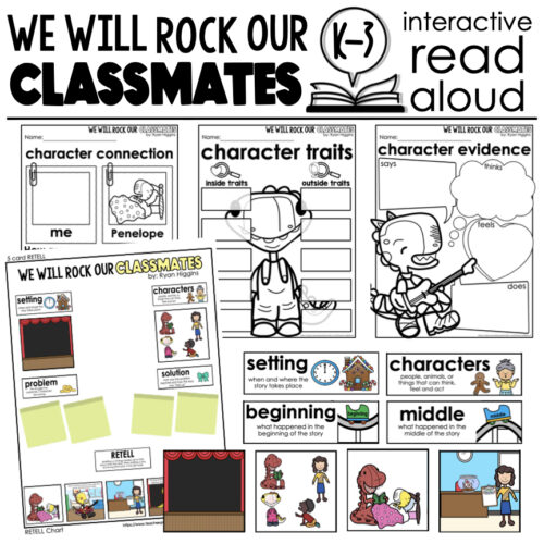 We Will Rock Our Classmates Interactive Read Aloud | Sequencing Craft ...