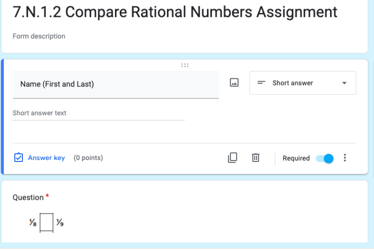 7th Math Lesson - Compare and Order Rational Numbers 7.N.1.2 OAS | Made ...