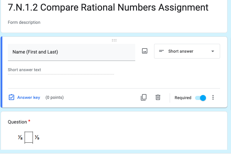 7th Math Lesson - Compare and Order Rational Numbers 7.N.1.2 OAS | Made ...