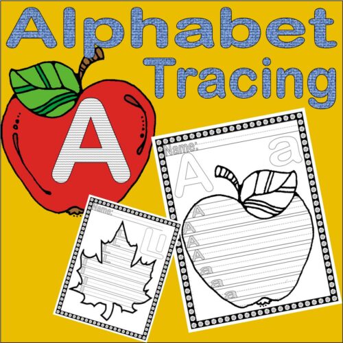 Alphabet Tracing A-Z Phonics Primary Handwriting Lines | Made By Teachers