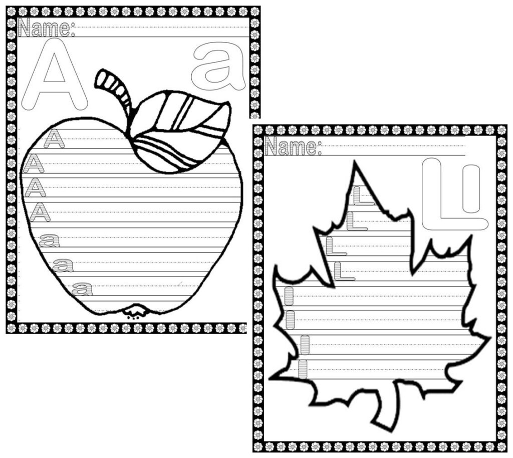 Alphabet Tracing A-Z Phonics Primary Handwriting Lines | Made By Teachers