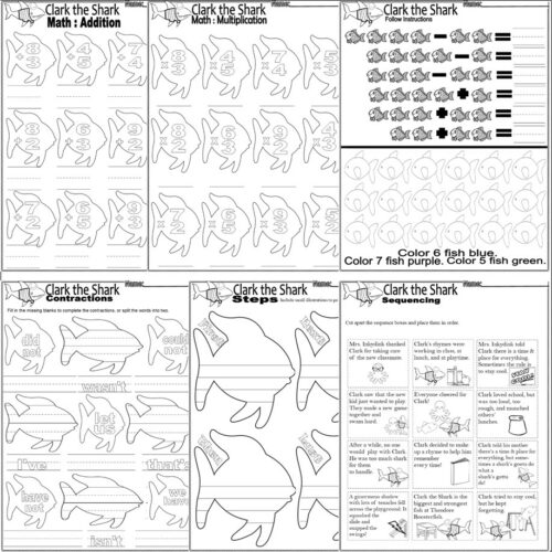 Clark the Shark Book Companion Reading Comprehension | Made By Teachers