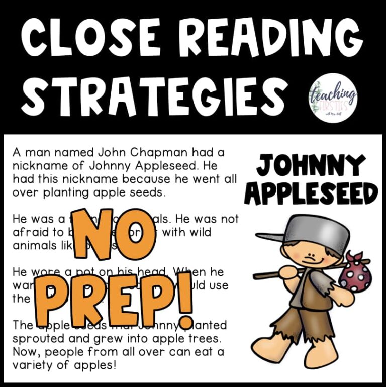 Close Reading Passages FREE – Fiction & Non-Fiction No Prep Samples ...