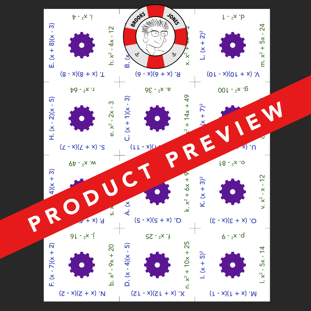 Polynomial Factors & Products Card Sort Activity | Made By Teachers