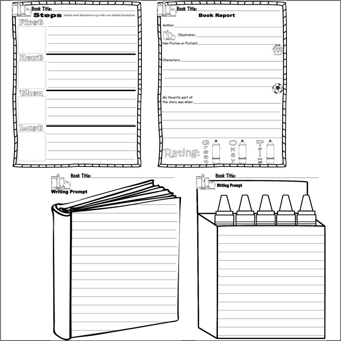 Neutral Outline Any Book Study Companion Reading Response Literacy ...