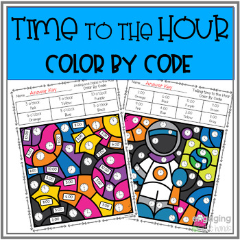 Telling Time Color by Code | Made By Teachers