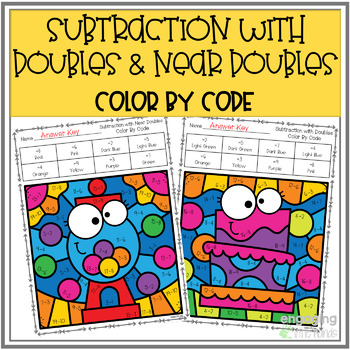 Subtraction Color by Code | Made By Teachers
