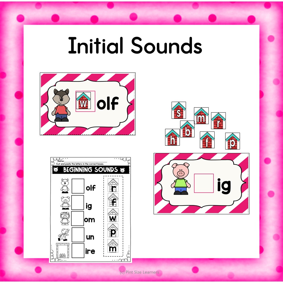 The Three Little Pigs Literacy and Math | Center Activities ...