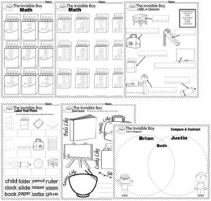 The Invisible Boy Book Companion Reading Comprehension | Made By Teachers