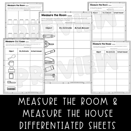 Winter Measurement Activities BUNDLE Measurement Worksheets, Task Cards ...