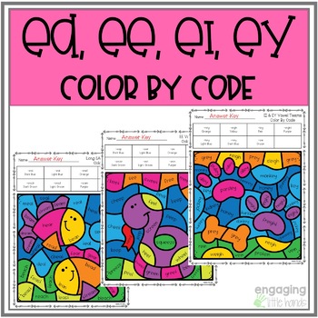 Vowel Teams Color by Code | Made By Teachers