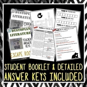 Dystopia Escape Room & PowerPoint | Made By Teachers